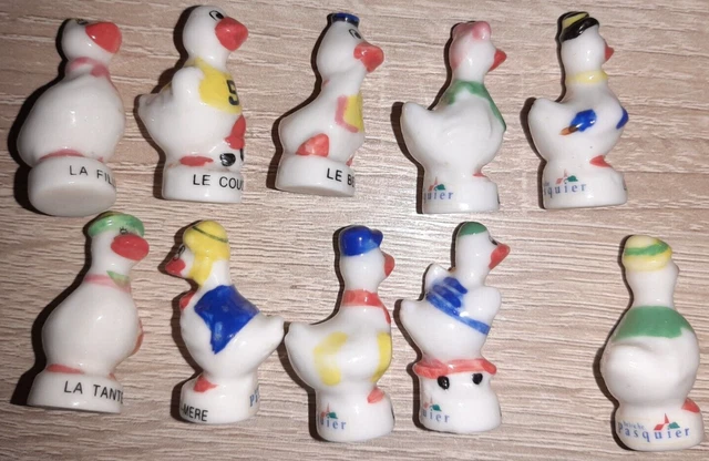 SÉRIE 10 FÊVES completes la famille des oies pasquier EUR 8,95 ...