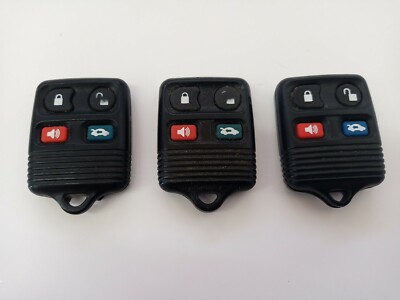 OEM FORD KEYLESS Entry Remote Key Fob 4 Button pre owned untested £12. ...