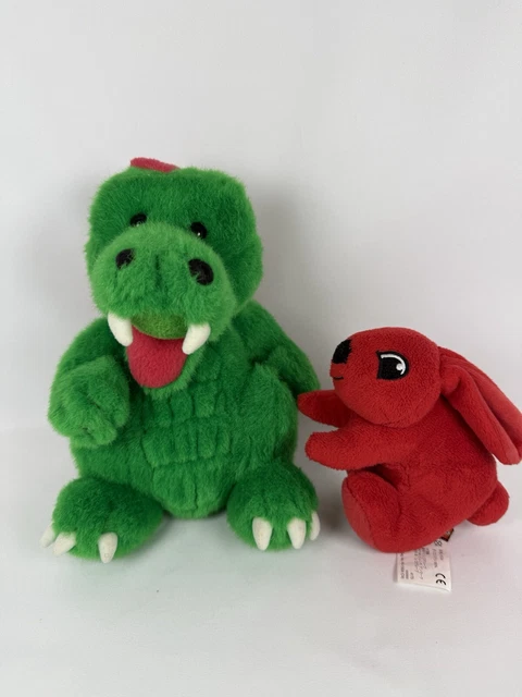 OFFICIAL LEGO LEGOLAND Ollie the Dragon Green & Red Bunny Rabbit Plush ...