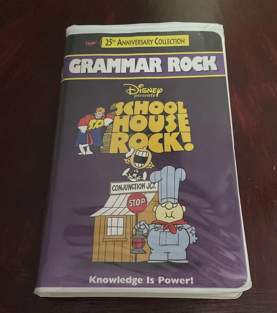 SCHOOLHOUSE ROCK - Grammar Rock (VHS, 1995) 25th Anniversary Edition £9 ...