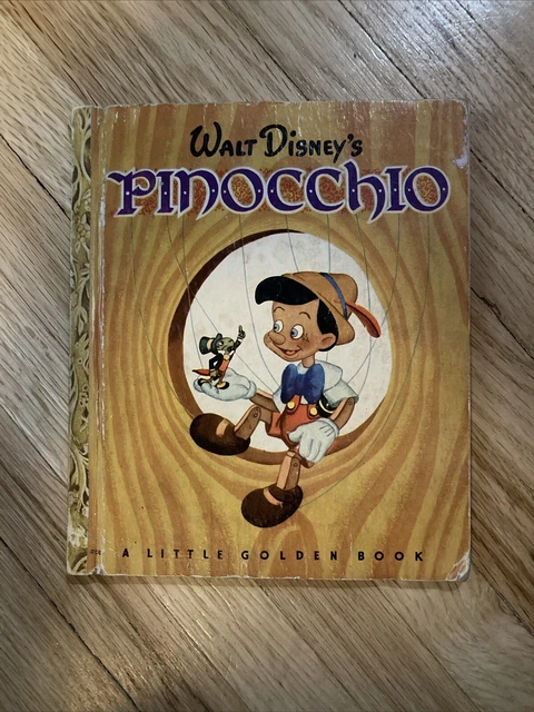 VINTAGE LITTLE GOLDEN Book - Walt Disney's Pinocchio (1948 Version!) £ ...