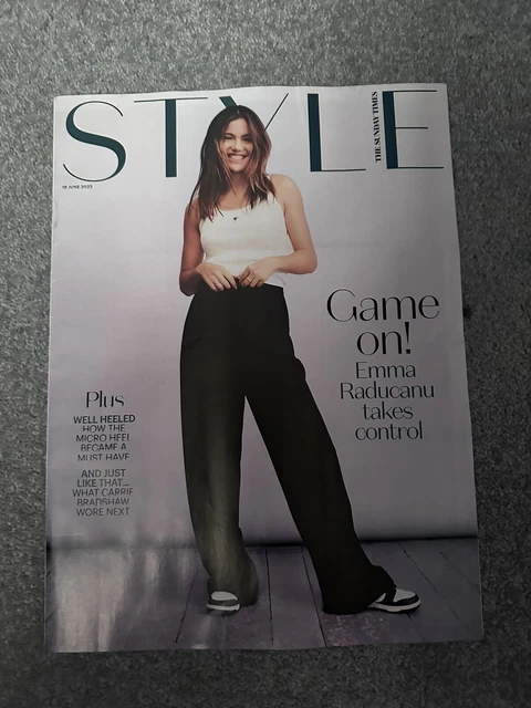 EMMA RADUCANU COVER & Feature Interview Sunday Times STYLE Magazine 18 ...