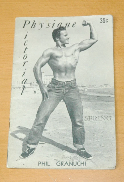 PHYSIQUE PICTORIAL VOL 6 #1 50s VINTAGE MAGAZINE BOYS ART BEEFCAKE GAY ...