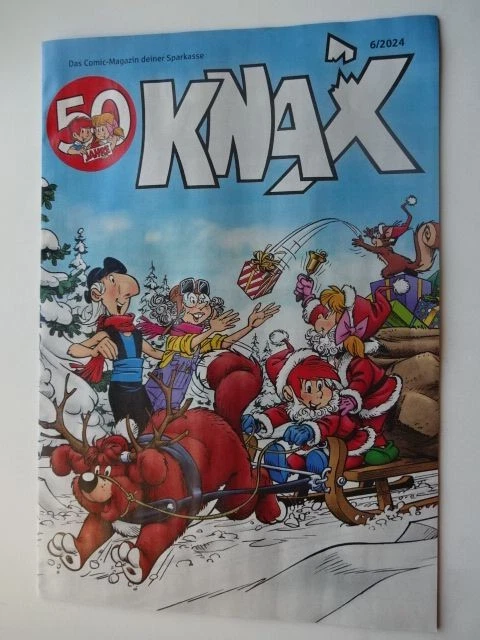 COMIC GESCHICHTE & Mai.2024 " Knax " Sparkasse " Schöne Bescherung ...