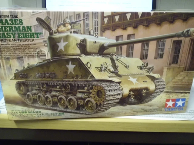 TAMIYA 1:35 35346 US Medium Tank M4A3E8 Sherman Easy Eight NEU OVP EUR 47,70 - PicClick DE