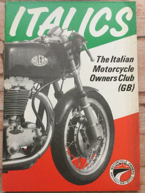 ITALICS MAGAZINE - Italian Motorcycle Owners' Club - Issue 2 1991 £7.49 ...