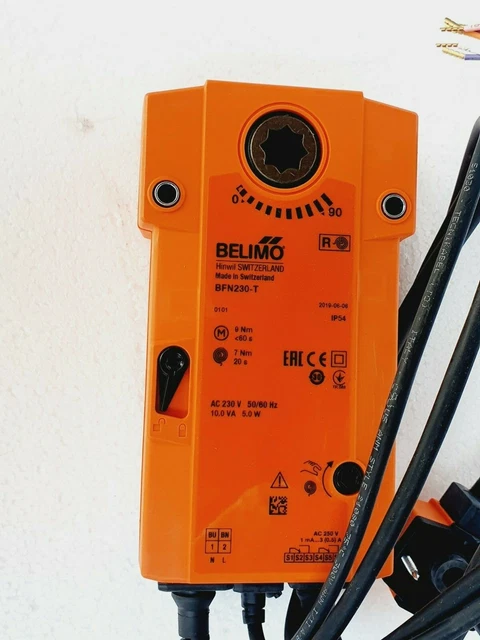 BELIMO BFN230-T FEUER Dämpfer Stellmotor, 9 NM 230 Spannung, Spring ...