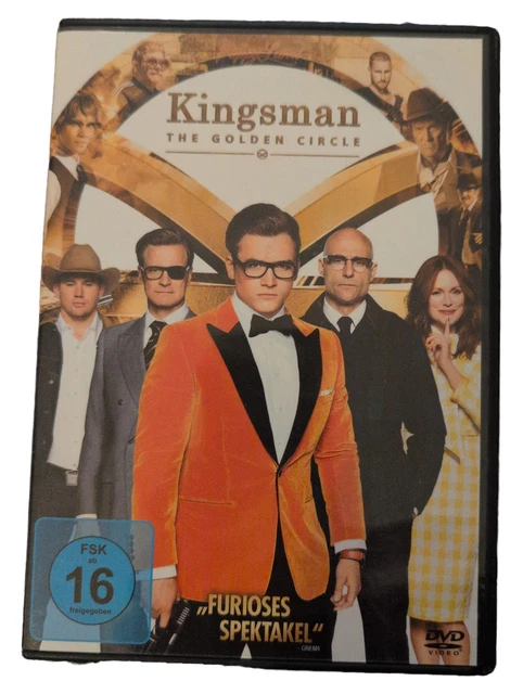KINGSMAN THE GOLDEN Circle DVD Actionfilm Spionage Colin Firth Taron ...