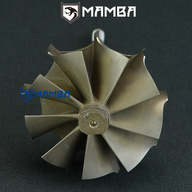 MAMBA 9 BLADE High Flow Turbine Shaft Wheel For Garrett GT35R HKS 3540 ...