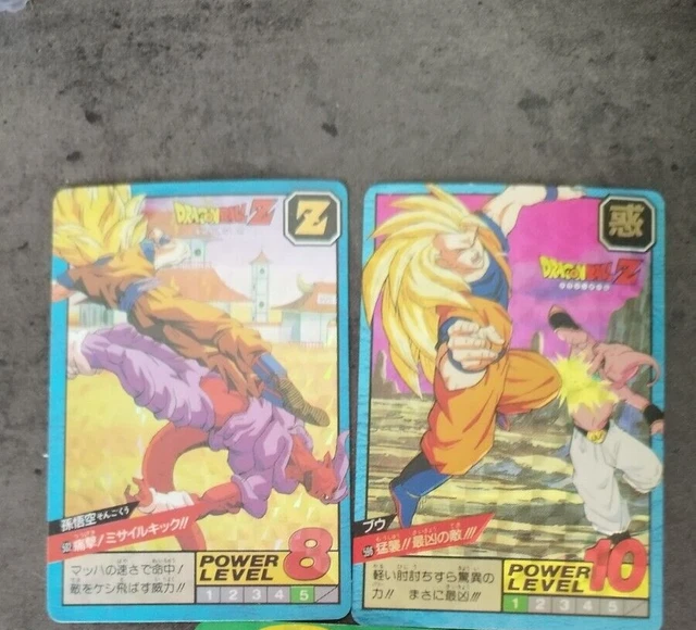 LOT CARTE PRISM Dragon Ball Goku SS3 ssj3 super saiyan 3 card super ...