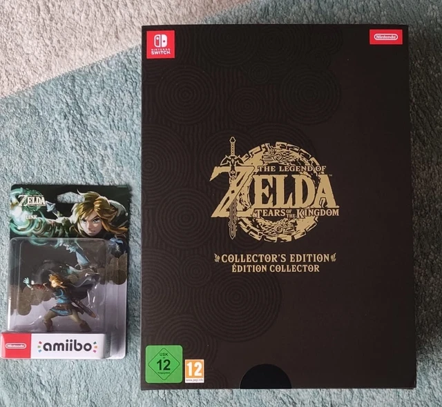 LEGEND OF ZELDA Tears of the Kingdom Collectors Edition & Amiibo BUNDLE EUR 210,00 - PicClick DE