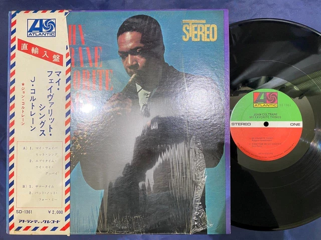 John Coltrane My Favorite Things Atlantic Sd 1361 Stereo Obi Shrink Us