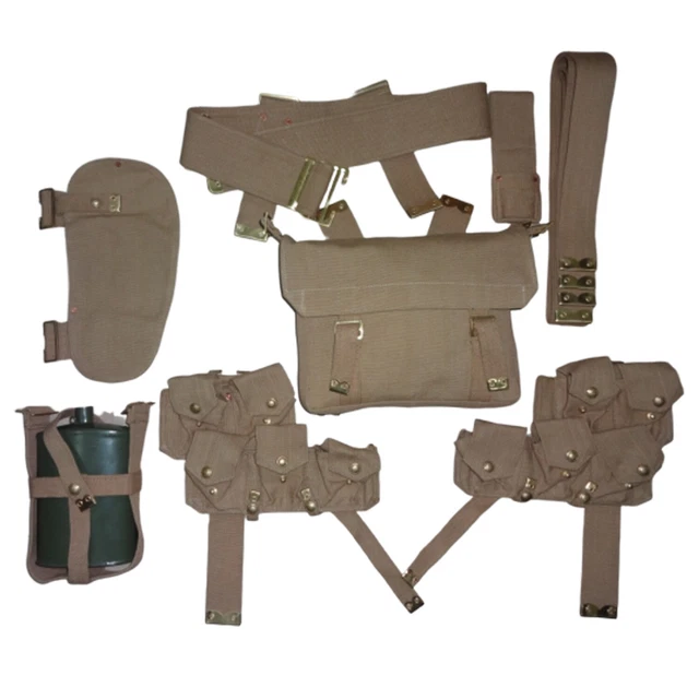 WW1 BRITISH PATTERN P08 Webbing Equipment Set - Reproduction H044 $216. ...