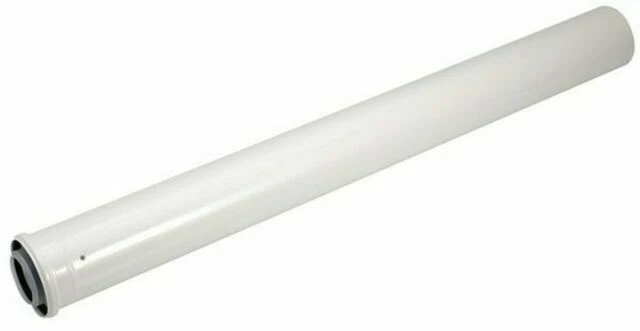 BOSCH WORCESTER 7716191083 100mm 1 Meter Flue Extension - White £54.99 ...