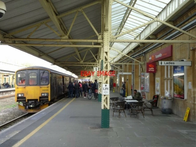 PHOTO BATH Spa Railway Station Platform 1 With Class 150 Dmu No 150 106 ...