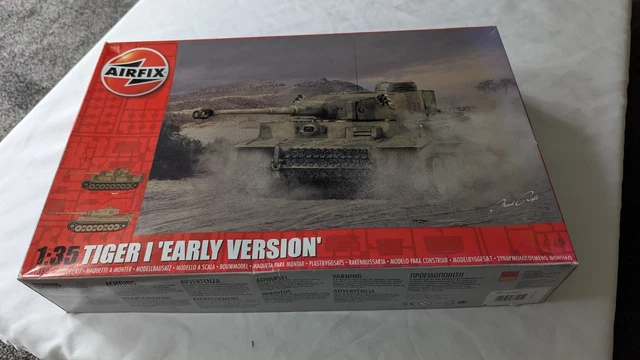 AIRFIX TIGER I Early Version 1:35 scale model tank kit. A1357 £34.00 ...