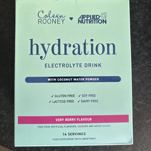 COLEEN ROONEY ELECTROLYTE Hydration Powder 527mg with Coconut Water 14 ...