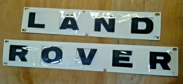 LAND ROVER DECAL BONNET BADGE LETTERS MATTE BLACK FOR FREELANDER 2 1998 ...