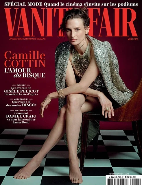 VANITY FAIR FRANCE ~ CAMILLE COTTIN_GISELE PELICOT_DANIEL CRAIG Mars ...
