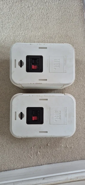 JBL CONTROL ONE AW White 2 Way Speakers Tested & Working Excellent ...