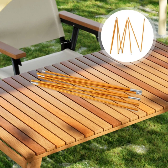 TENT POLE REPAIR Kit Camping Aluminum Rod Replacement Poles Fiberglass ...