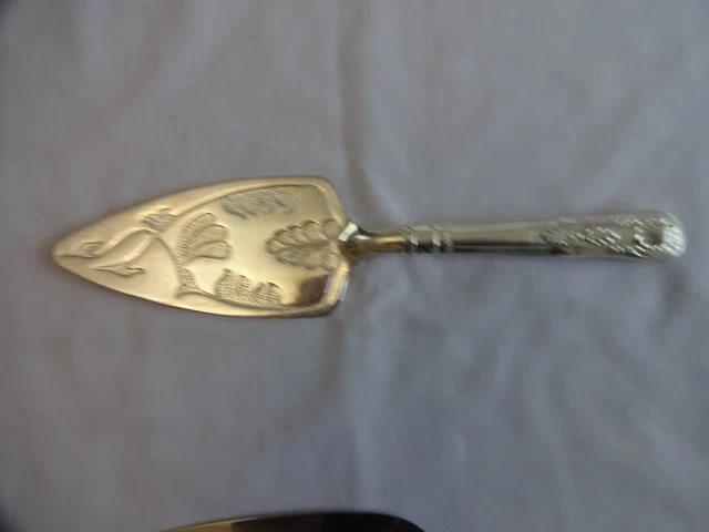 VINTAGE SILVER PLATE KINGS PATTERN CAKE SLICE 25 cm MAYELL £12.00 ...