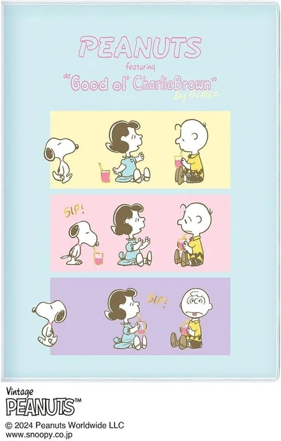 PEANUTS SNOOPY 2025 B6 Comic Design Planner SIP ! Schedule Book Diary ...