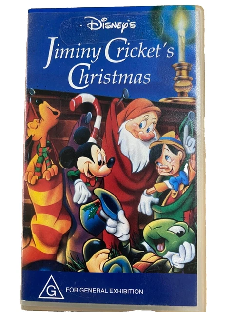 VHS DISNEYS JIMINY Crickets Christmas 1995 Video Animated Family Movie ...