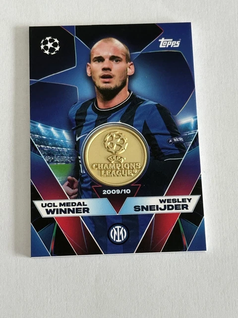 MATCH ATTAX 2025/26 25/26 Wesley Sneijder Ucl Medal Winner Relic Card ...