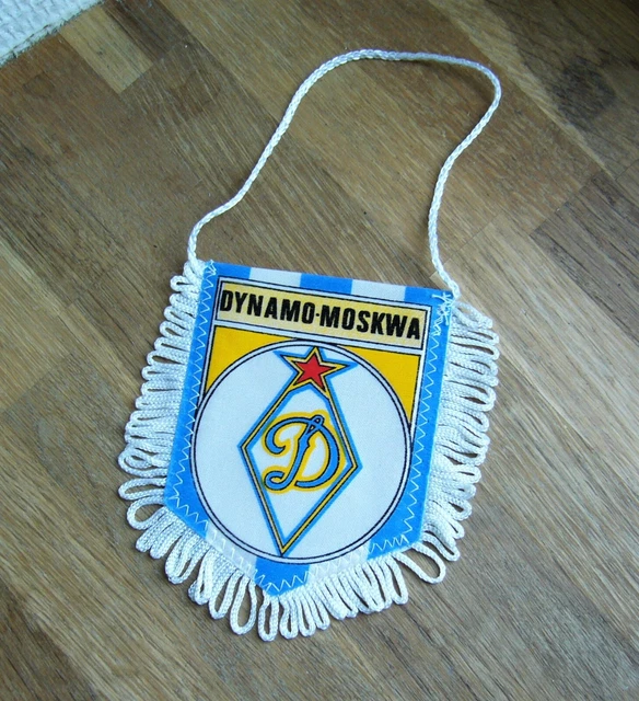 ANCIEN FANION ÉCUSSON club foot football DYNAMO-MOSKWA pennant wimpel ...