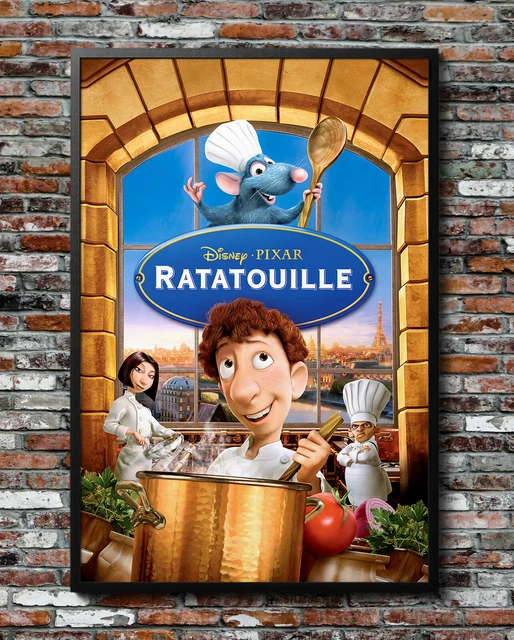 DISNEY PIXAR RATATOUILLE 2007 Movie Poster 24"x36" Borderless Glossy ...