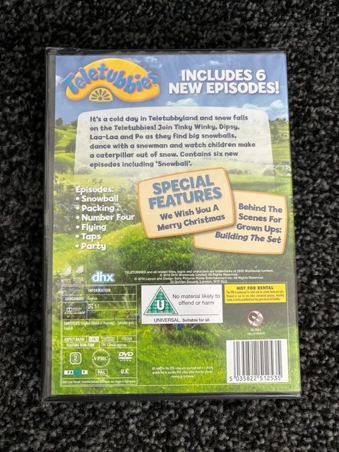 TELETUBBIES: TUBBY SNOWBALL Dvd New Factory Sealed Uk Genuine $19.84 ...