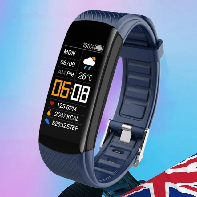 FITNESS TRACKER WATERPROOF Wearable Watch for Support Android 4.4/IOS8 ...