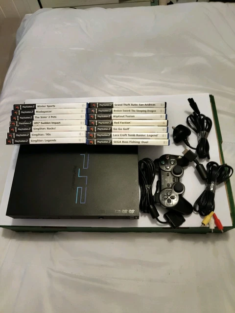 PS2 FAT CONSOLE + 13 Games ( Faulty) £31.04 - PicClick UK