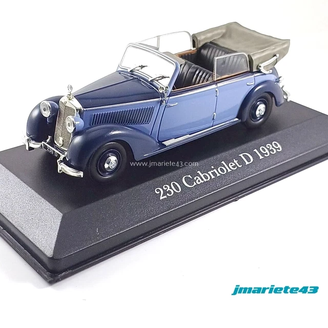 MERCEDES BENZ 230 Cabriolet D 1939 (w153) 1:43 EUR 19,99 - PicClick FR
