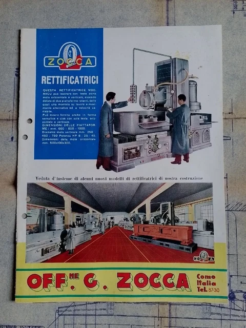 ZOCCA COMO MEULE Garage Mécanique Brochure Original EUR 27,70 - PicClick FR