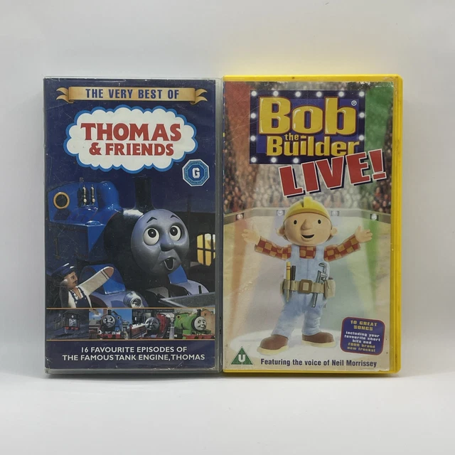 CHILDREN’S VHS BUNDLE - Thomas The Tank Engine/Bob The Builder Live ...