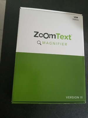 LOGICIEL D'AGRANDISSEMENT ZOOMTEXT Magnifier VERSION11 EDITION BOX EUR ...