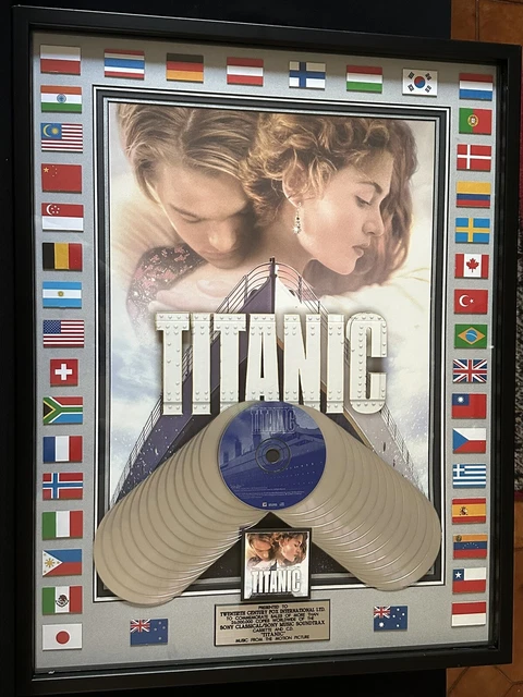 CELINE DION/ JAMES Horner Titanic Soundtrack 1998 US Record Co. Custom EUR 500,00 - PicClick FR