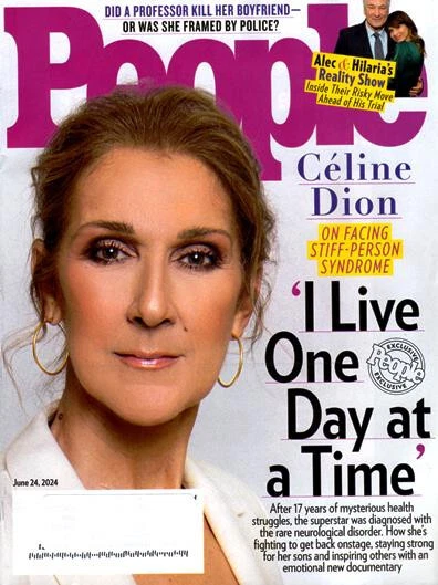 PEOPLE MAGAZINE - Copertina Celine Dion-Jessica Alba-Federer-Linda ...