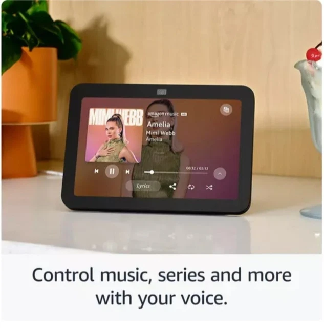 AMAZON ECHO SHOW 8 (3a Gen) DISPLAY INTELLIGENTE CON ALEXA - NERO ...