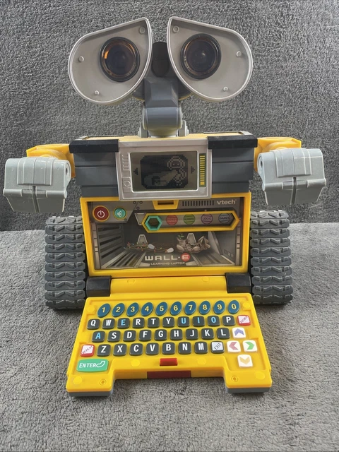 VTECH DISNEY PIXAR Wall.e Talking Learn Interactive Laptop Game Wall ...