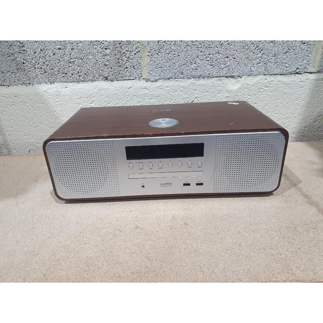 AUDIBLE FIDELITY AF-10 Micro Hi-Fi Stereo System Brown Bluetooth DAB ...