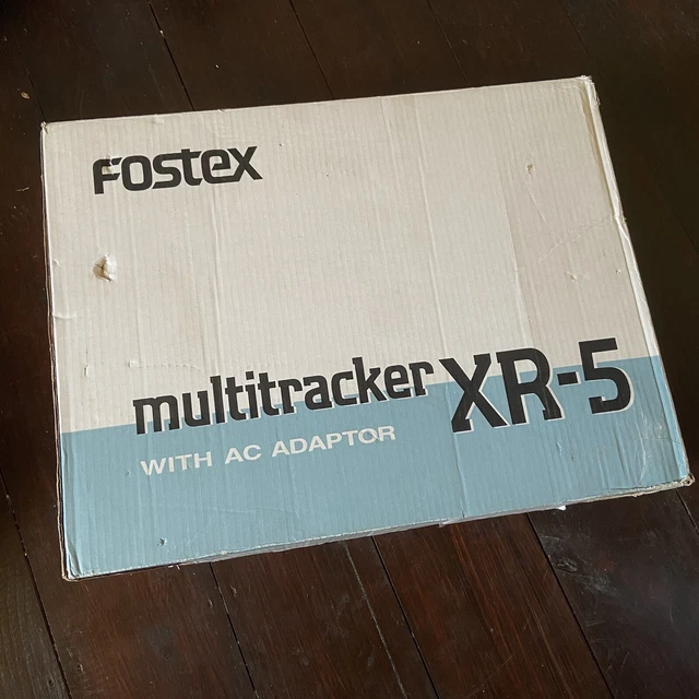 🔥 FOSTEX 🔥 multitracker XR-5 🔥 WITH AC ADAPTOR 🔥 Original Box & Manual ...