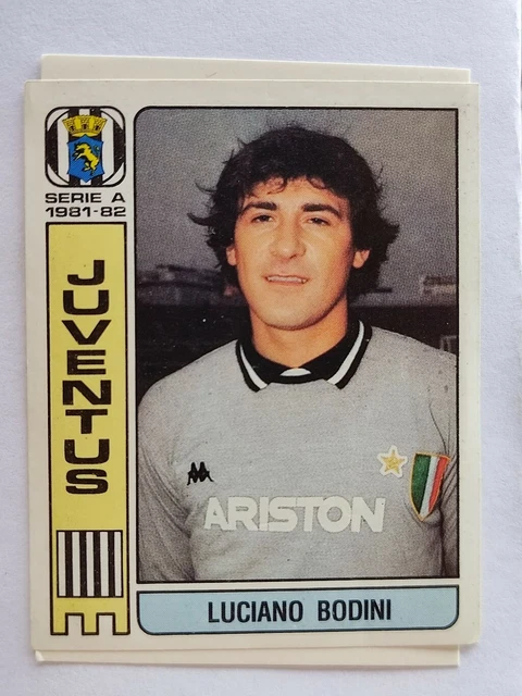 FIGURINA CALCIATORI PANINI 1981/82 JUVENTUS BODINI n 205 OTTIMA DA ...