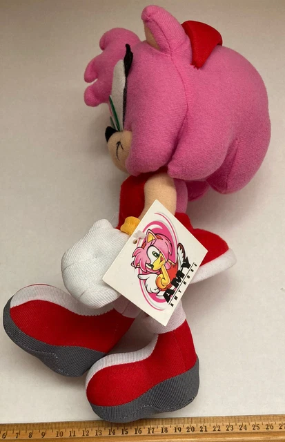 2005 AMY ROSE Toy Network Sonic The Hedgehog Plush with Tag attached ...