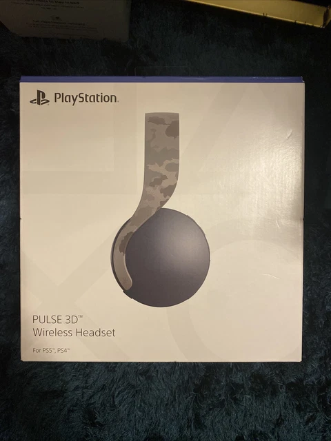 Sony Playstation 5 Pulse 3d Wireless Gaming Headset Gray Camo 75 00