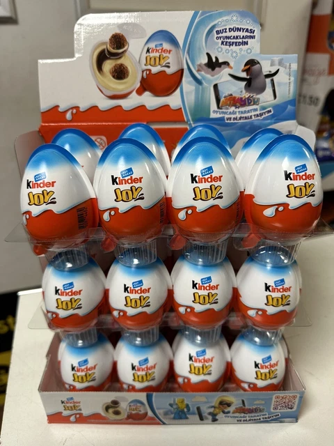 24 X KINDER Joy Surprise Egg Blue Applaydu Edition 20g (Box of 24) £24. ...