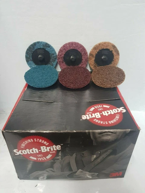 3M SCOTCH-BRITE ROLOC 50mm Surface Conditioning Discs 25 pack 07480 ...