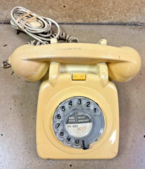 RETRO CREAM ROTARY Dial Telephone. Model 706F - Untested £20.00 ...